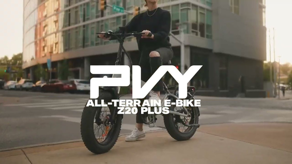 A closer look at the PVY Z20 Plus Folding Electric Bike – Gleeride