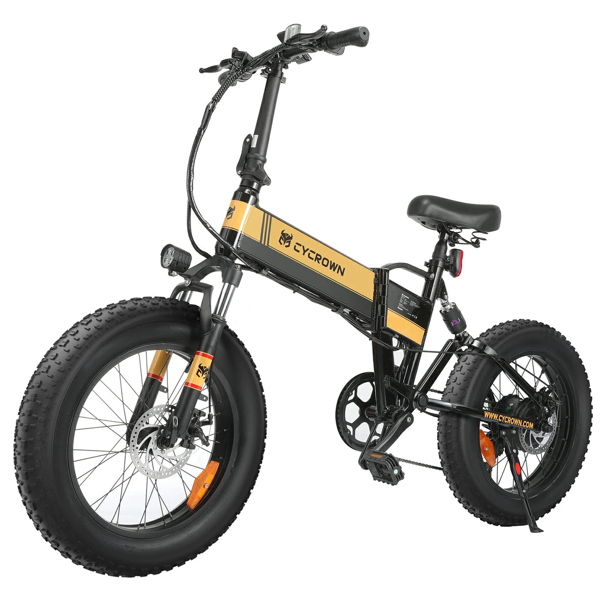 CYCROWN Knight 20" Folding Electric Bike 750W Peak Motor 48V 12.5Ah Ba ...