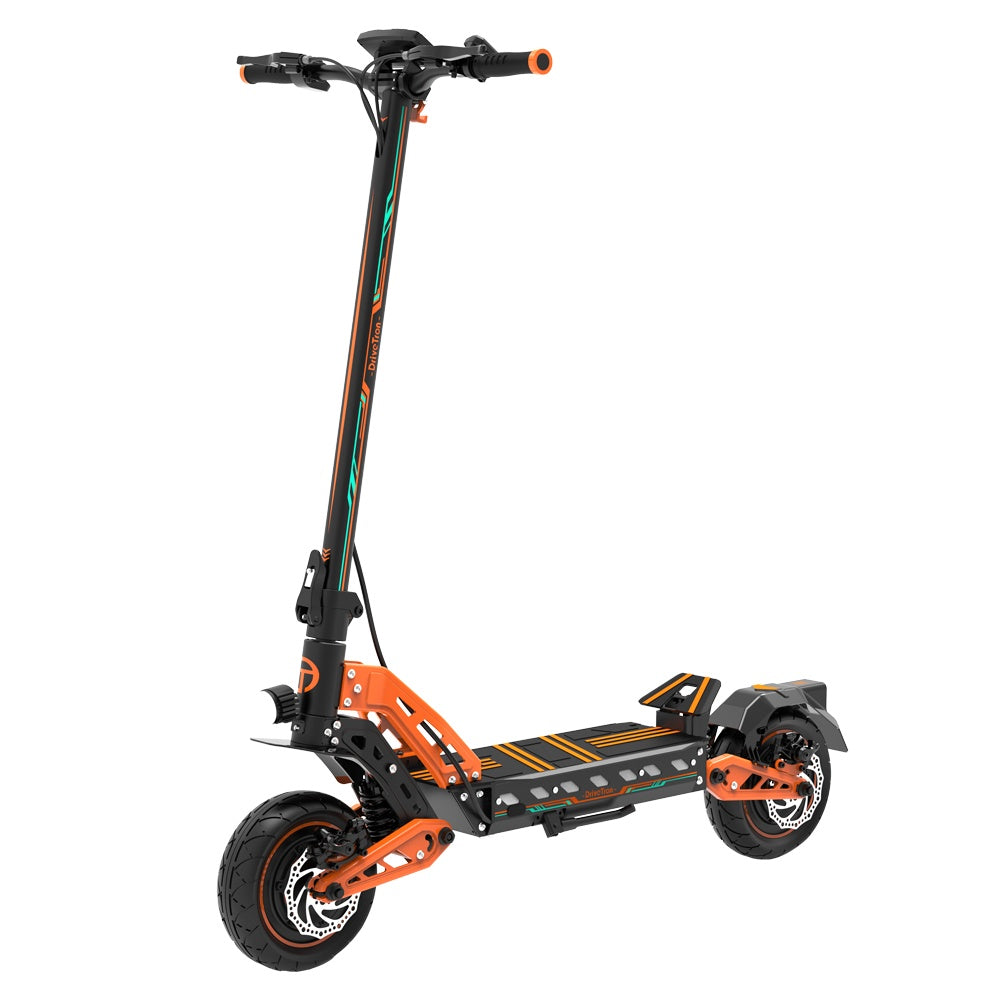 DRIVETRON DT10 10" Off-Road Electric Scooter 1200W*2 Dual Motor 52V 20 ...