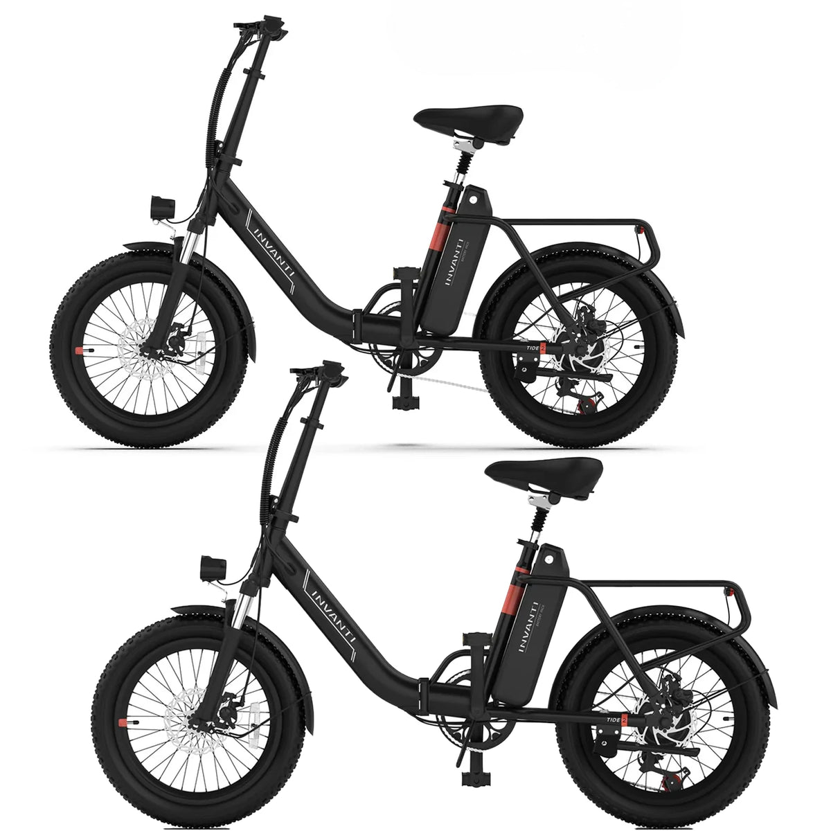 INVANTI TIDE2 Folding Step-Thru Electric Bike Combo – Gleeride
