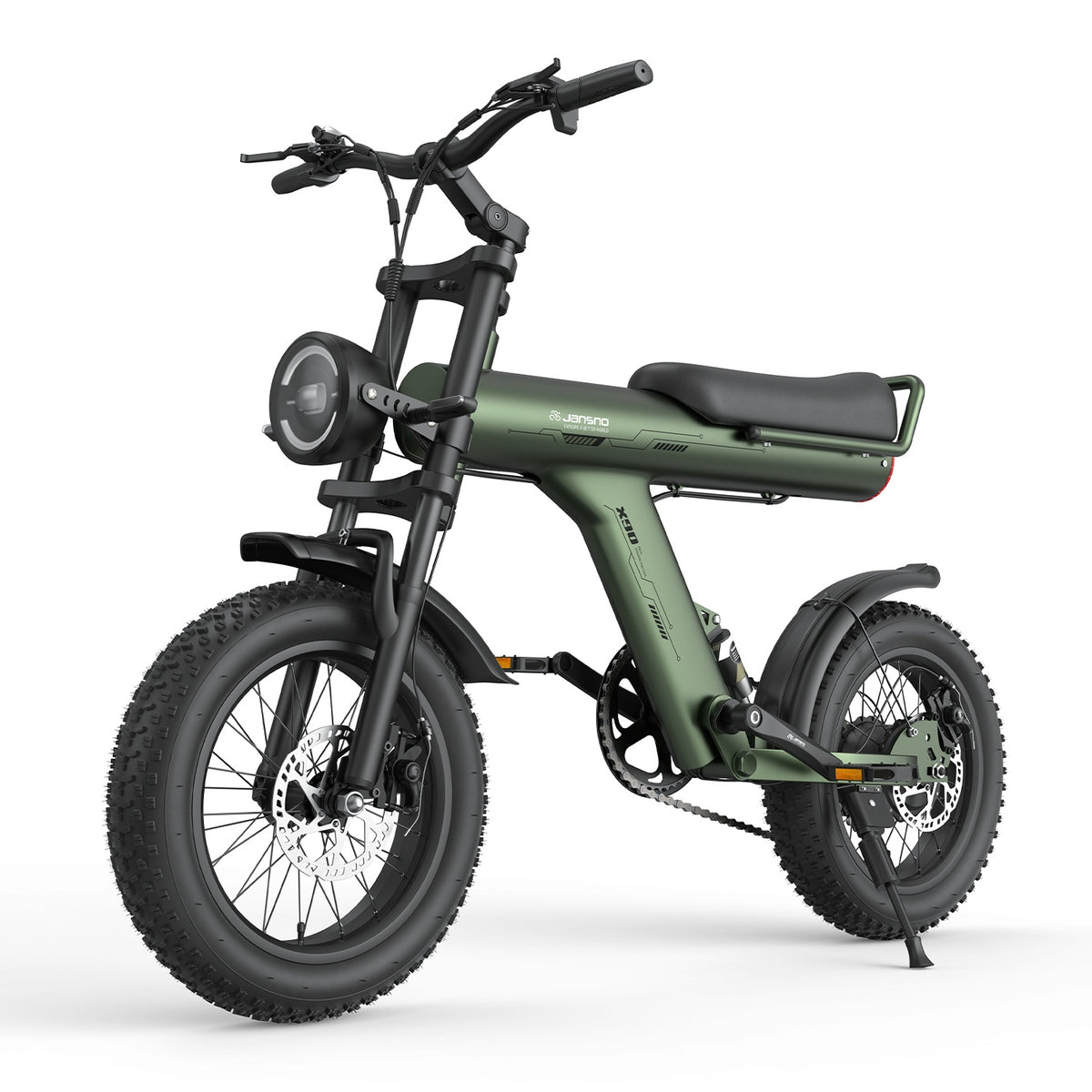 JANSNO X90 16" Off Road Electric Bike 750W Motor 48V 14Ah Battery ...