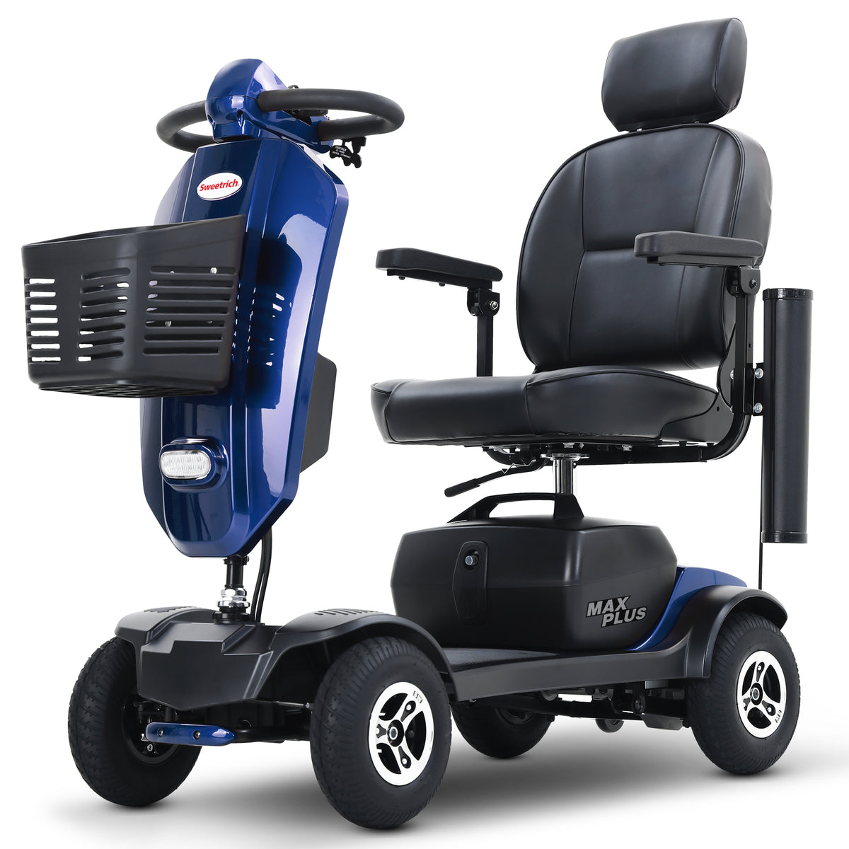 SWEETRICH MAX PLUS 9" 4 Wheel Electric Mobility Scooter 300W Motor 24 ...