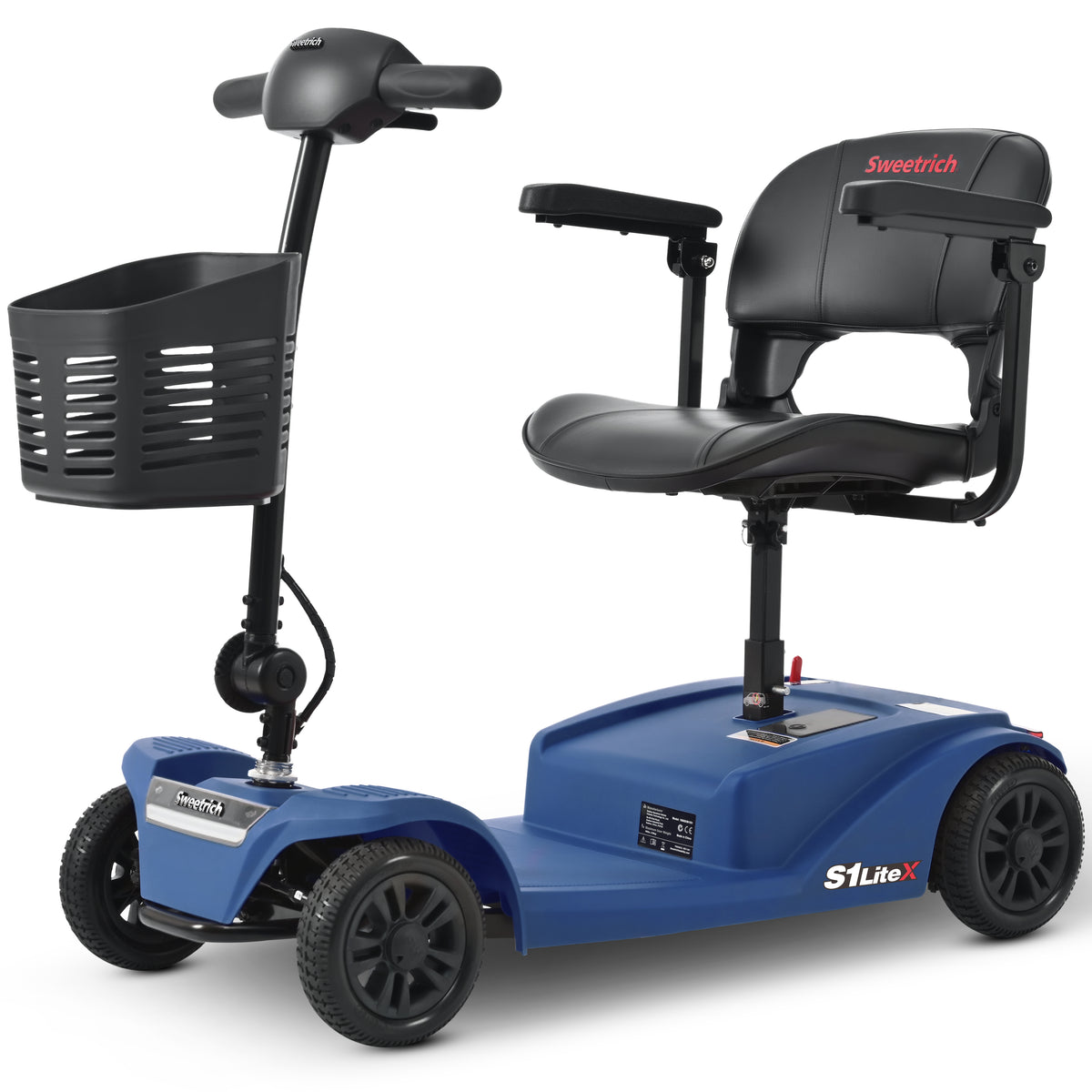 SWEETRICH S1 LITEX 8" 4 Wheel Electric Mobility Scooter 250W Motor 24V ...