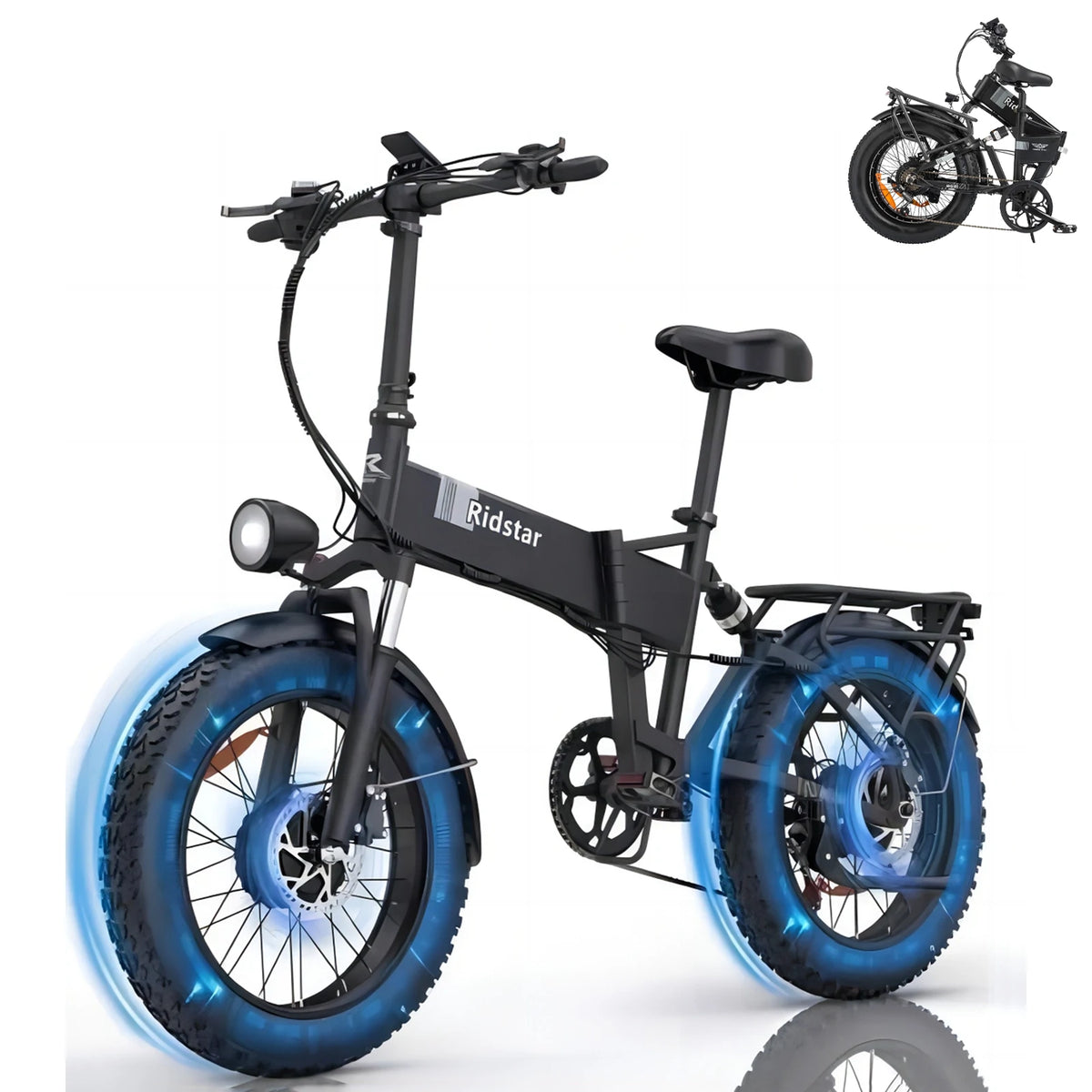 YVY H20 Pro 20" Folding Electric Bike 2000W Motor 48V 23AH Battery – Gleeride