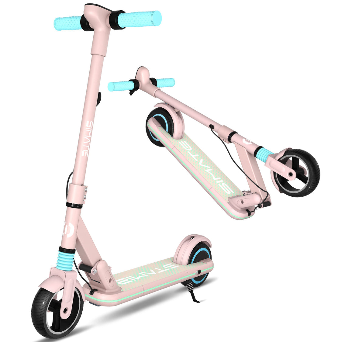 Simate S3 6.5" Kid‘s Foldable Electric Scooter 130W Motor 24V 2.5Ah Ba ...