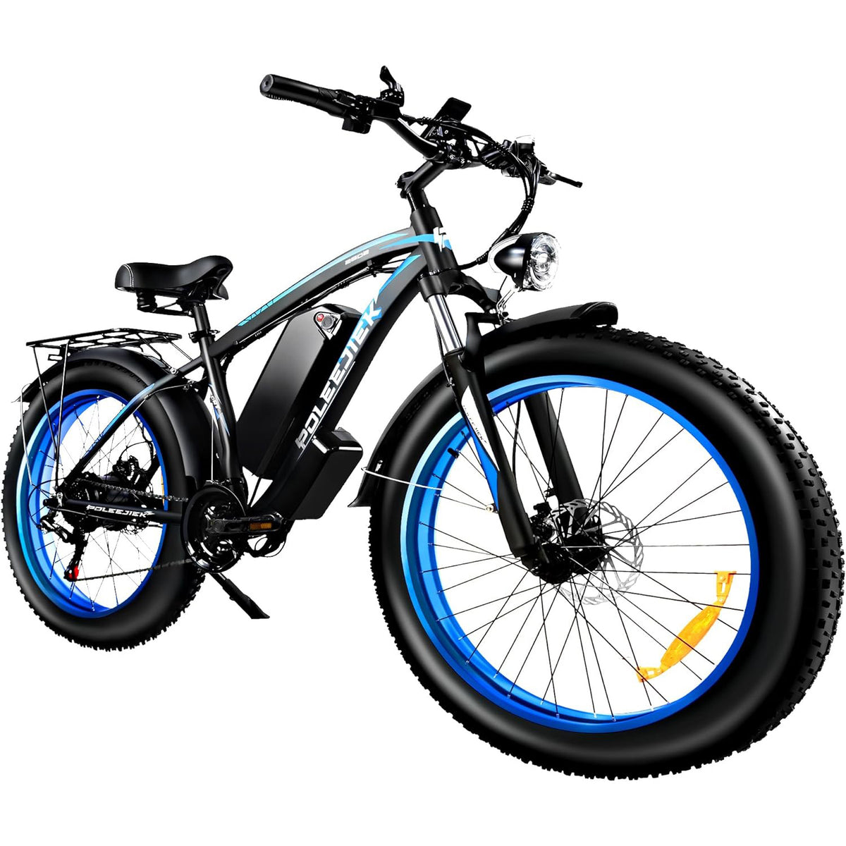 BAOLUJIE PLJ-2602 26" Fat Tire Mountain Electric Bike 2000W Dual Motor ...