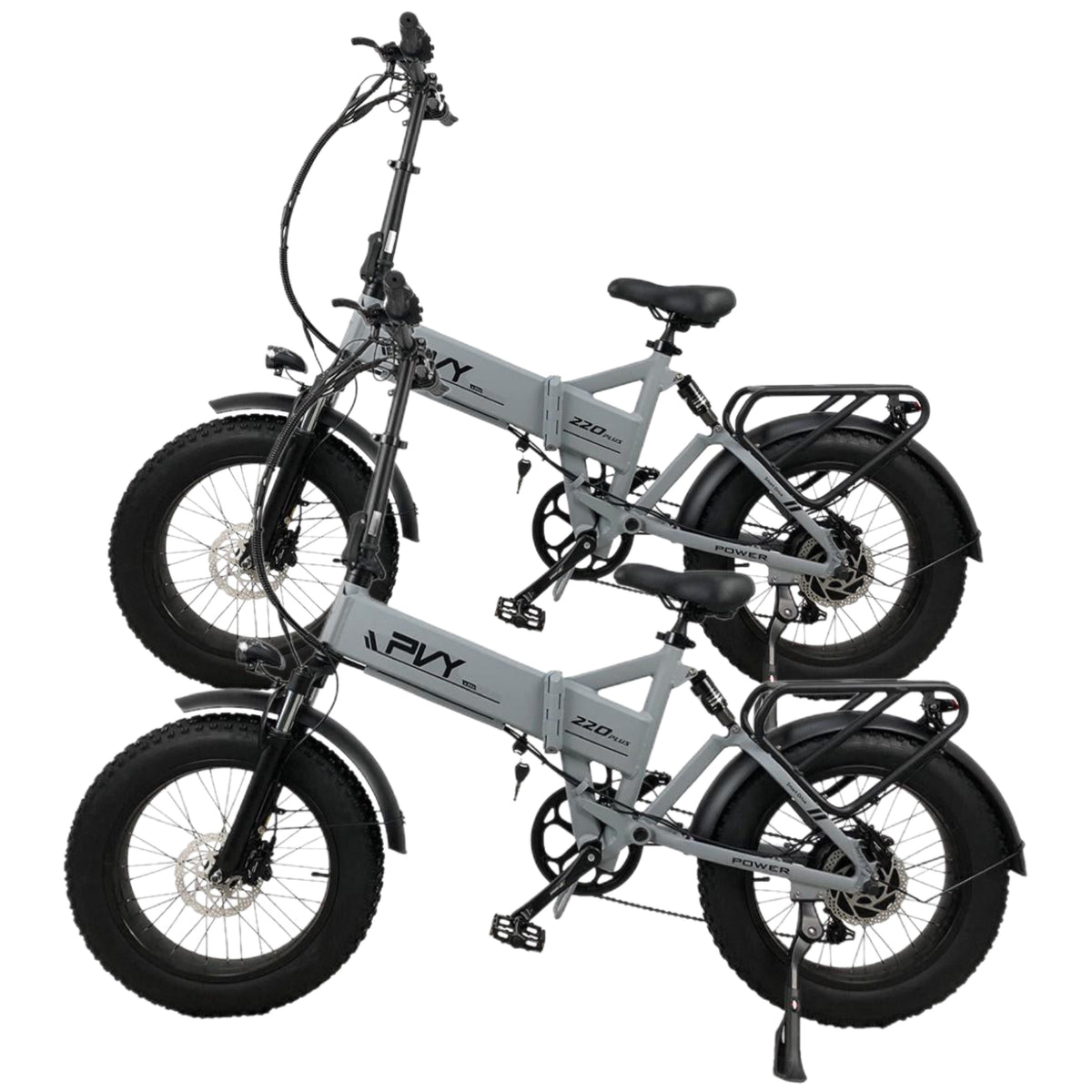 PVY Z20 Plus Fat Tire Electric Folding Bike 1000W Motor Combo – Gleeride