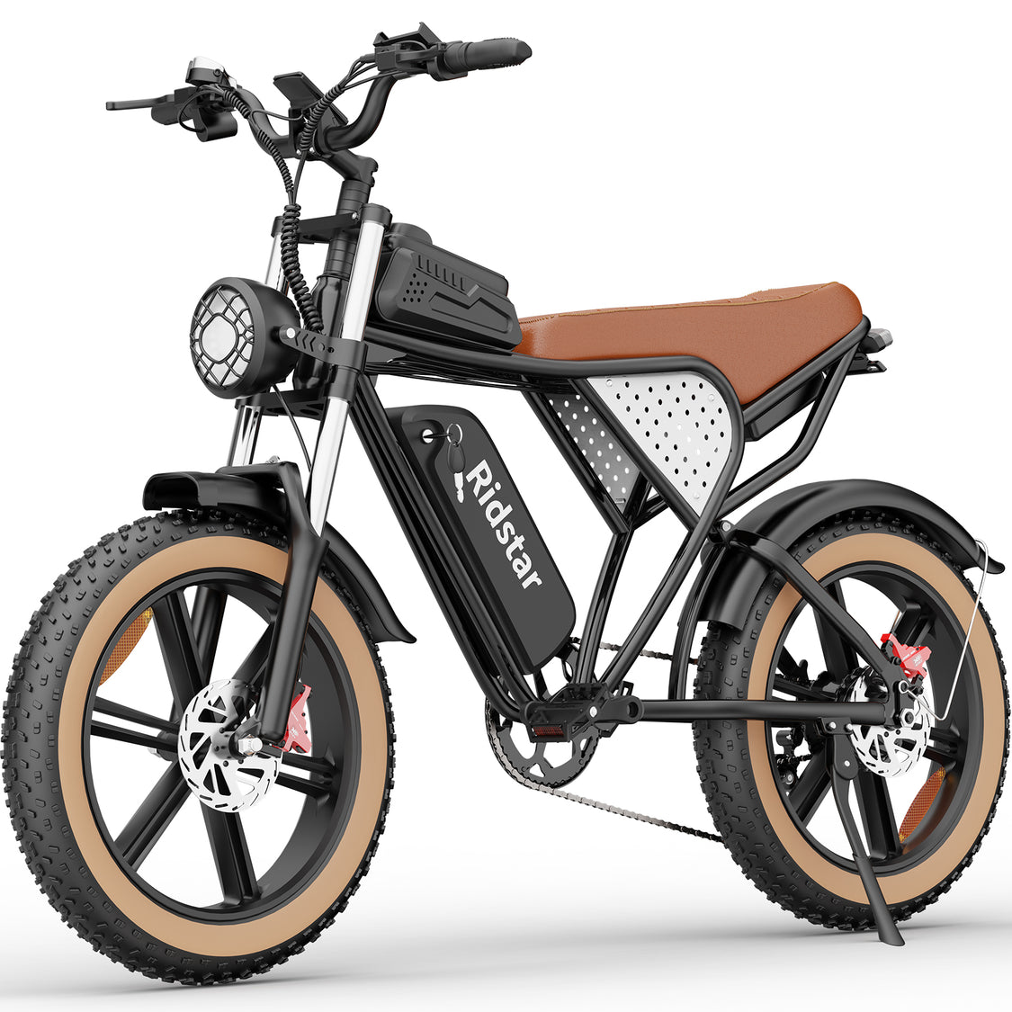 RIDSTAR Q20 20" Fat Tires Electric Bikes 1000W Motor 48V 20Ah Battery ...